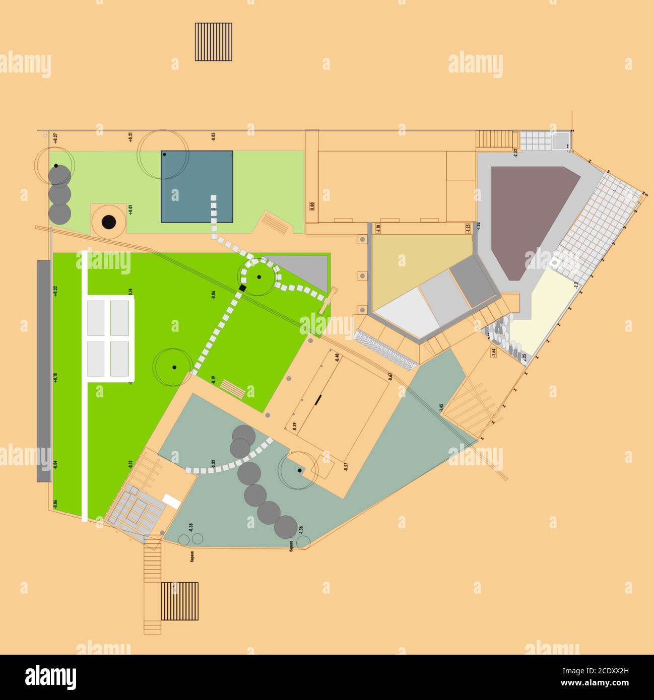 Landscape design plan hi-res stock photography and images - Alamy
