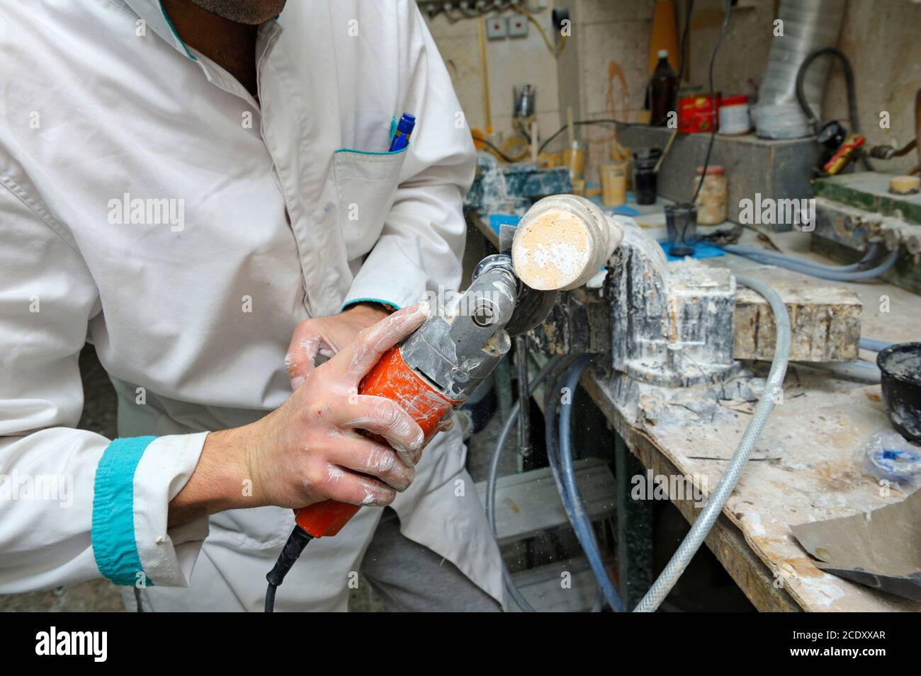Hand cutting machine hi-res stock photography and images - Alamy