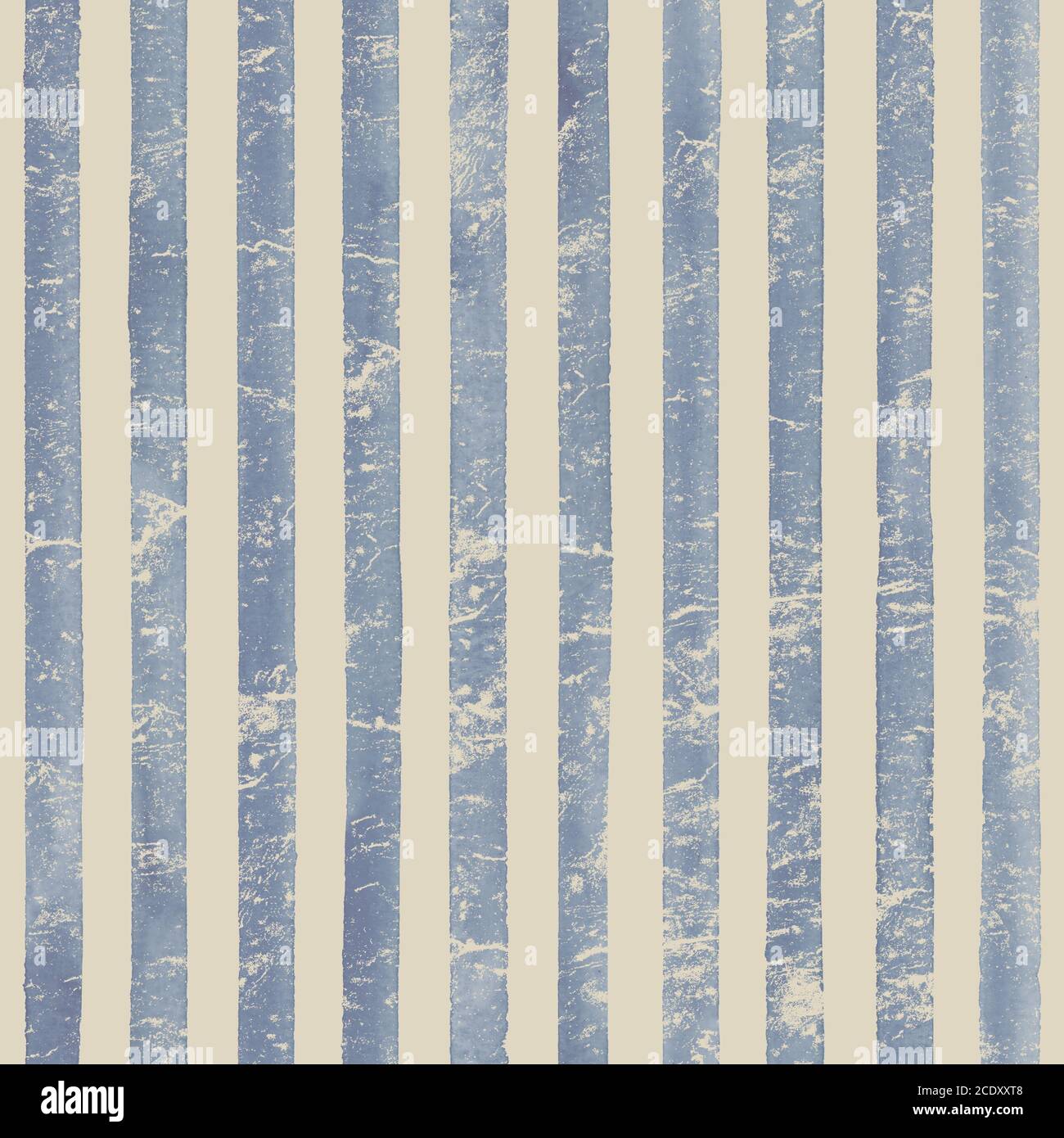 Vintage paper. Watercolor stripe seamless pattern. Blue stripes ...