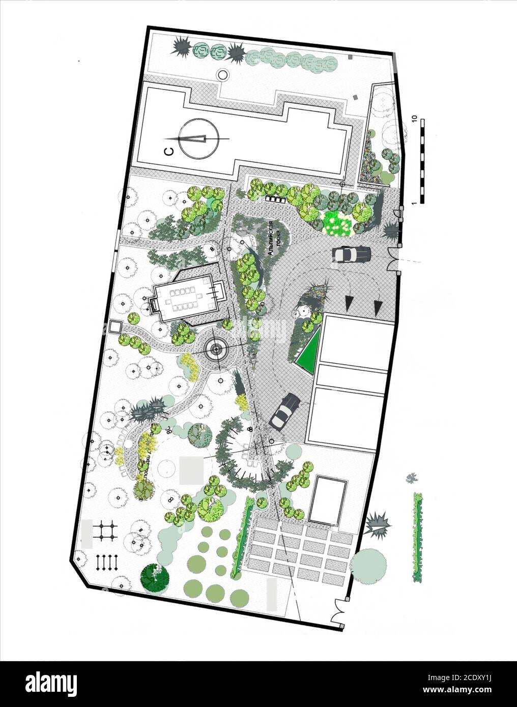 Landscape design plan hi-res stock photography and images - Alamy