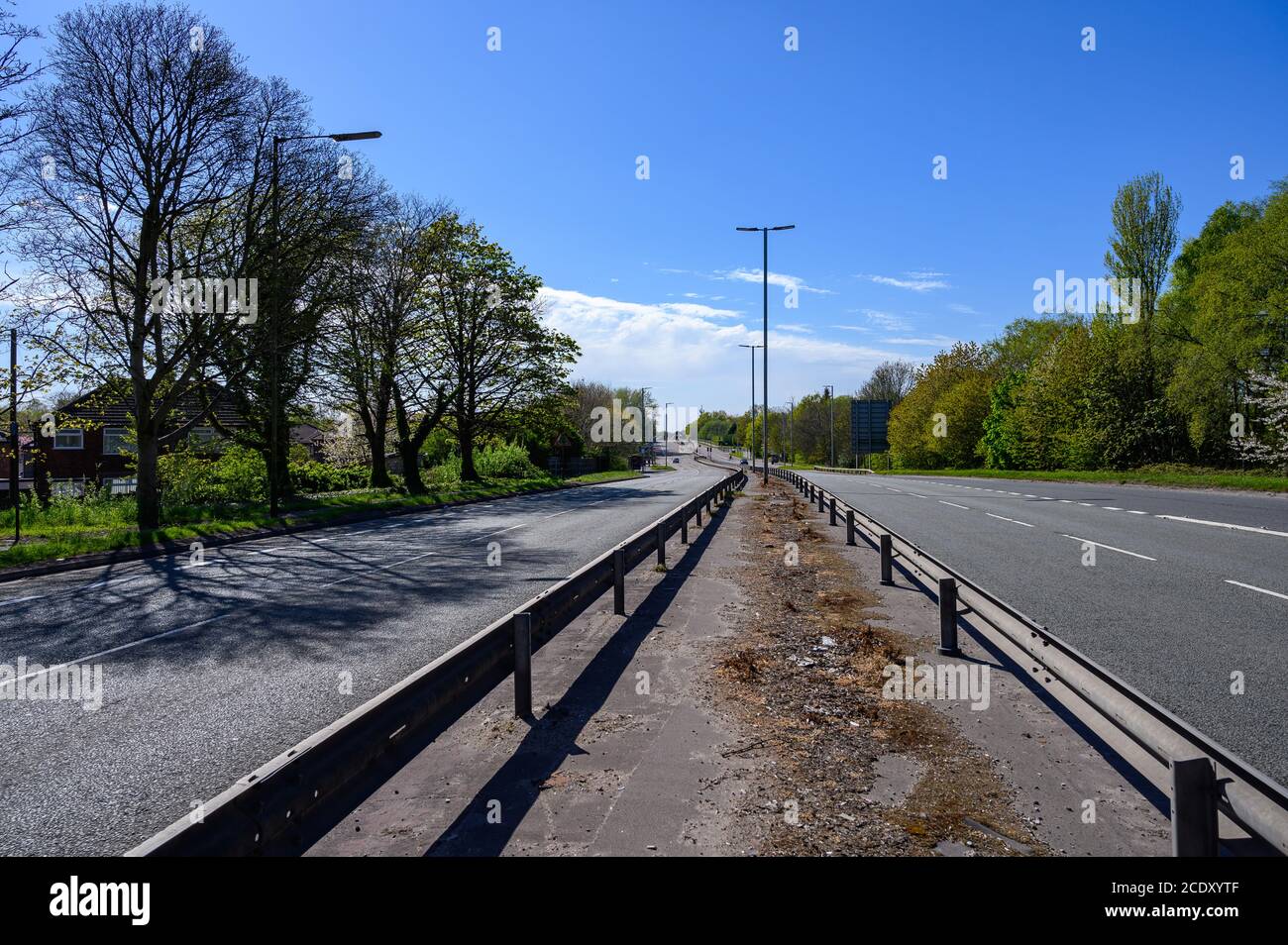 East Lancs Road, A580, during Lockdown Stock Photo - Alamy