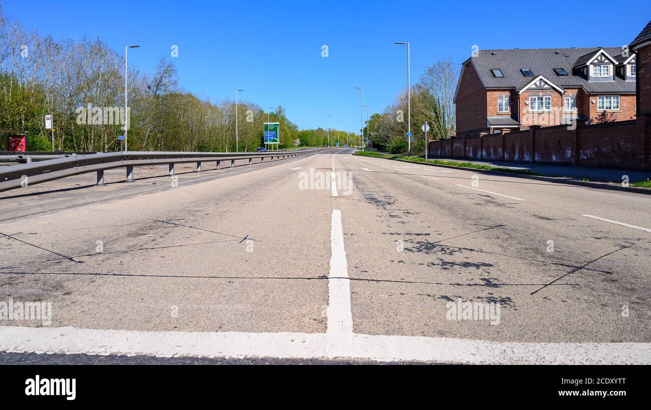 East Lancs Road, A580, during Lockdown Stock Photo - Alamy
