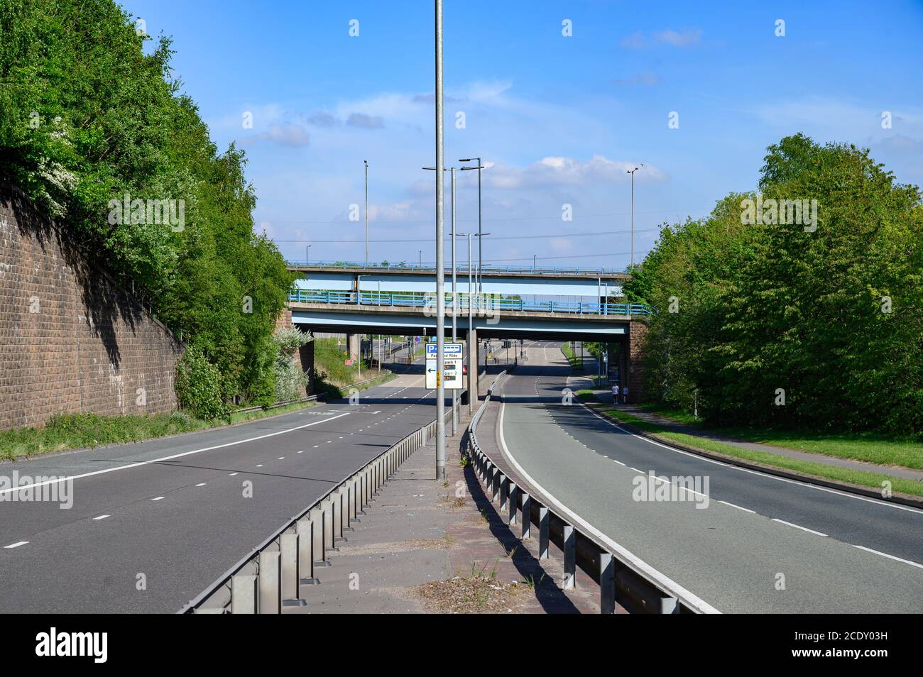 East Lancs Road, A580, during Lockdown Stock Photo - Alamy