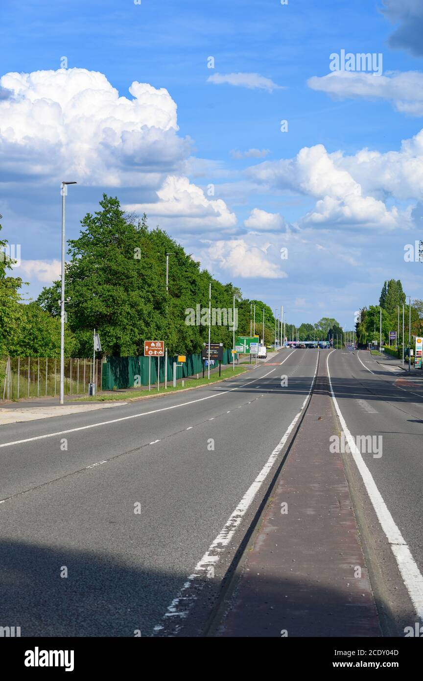 East Lancs Road, A580, during Lockdown Stock Photo - Alamy