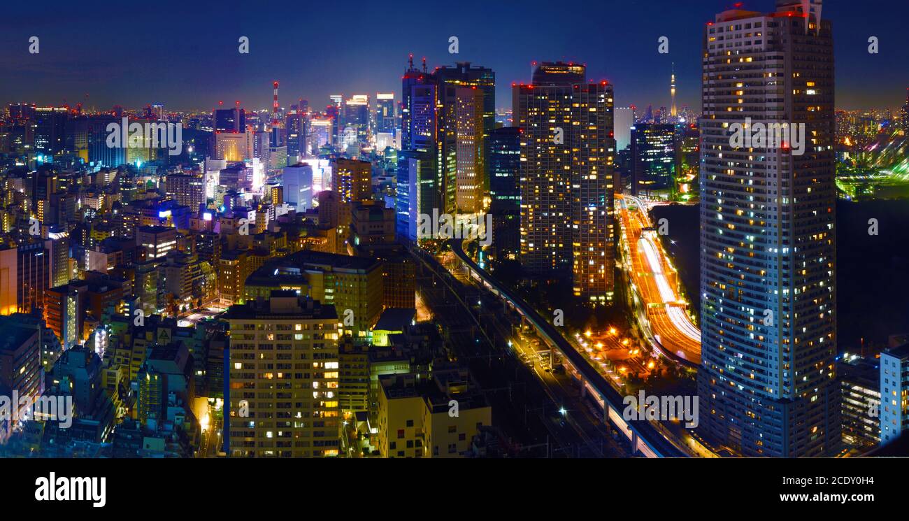 Tokyo night view hi-res stock photography and images - Alamy