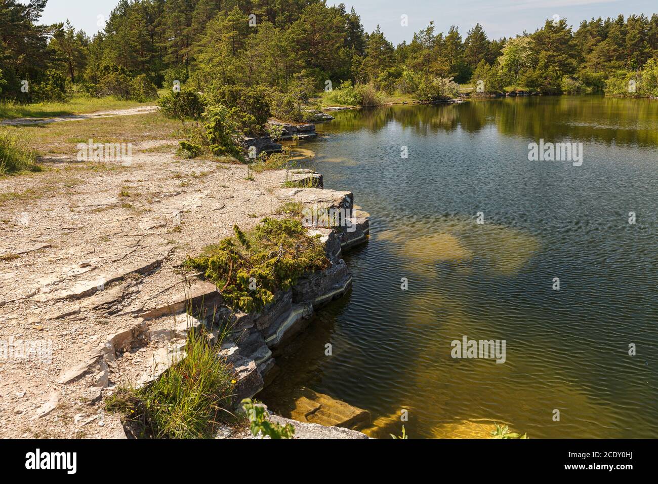 Mountain quarry mineral island hi-res stock photography and images - Alamy