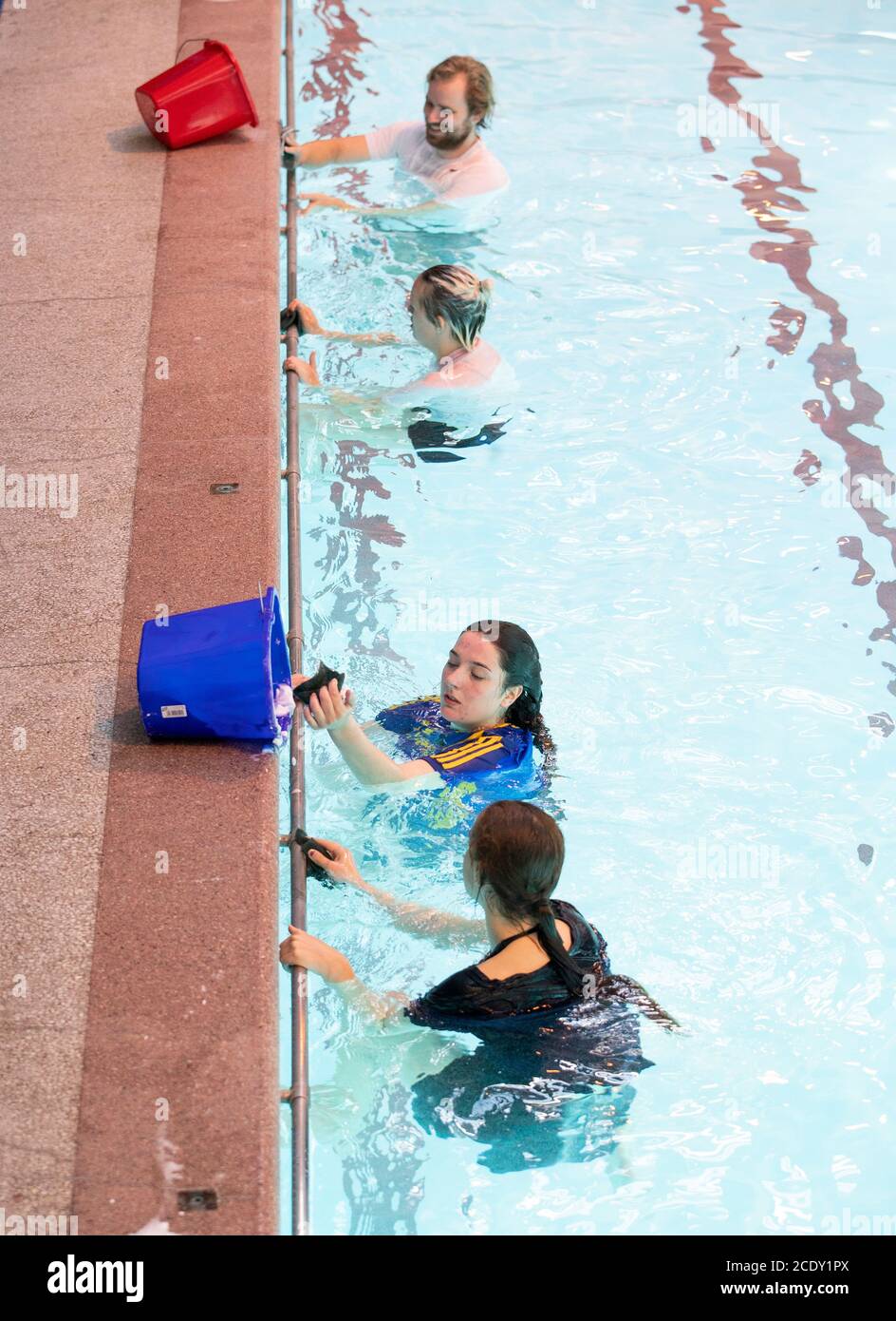 Perimeter tiles arlington baths club hi-res stock photography and ...