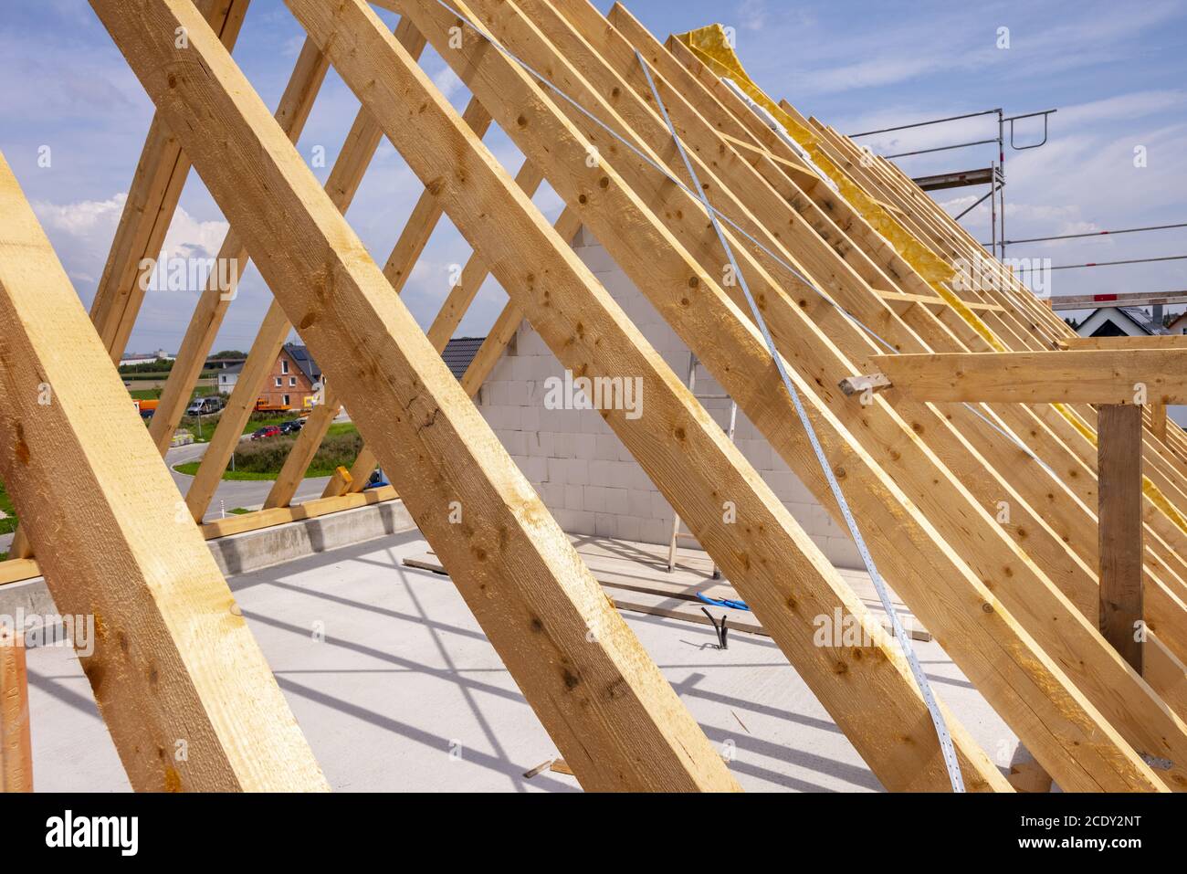 Roof beams hi-res stock photography and images - Alamy