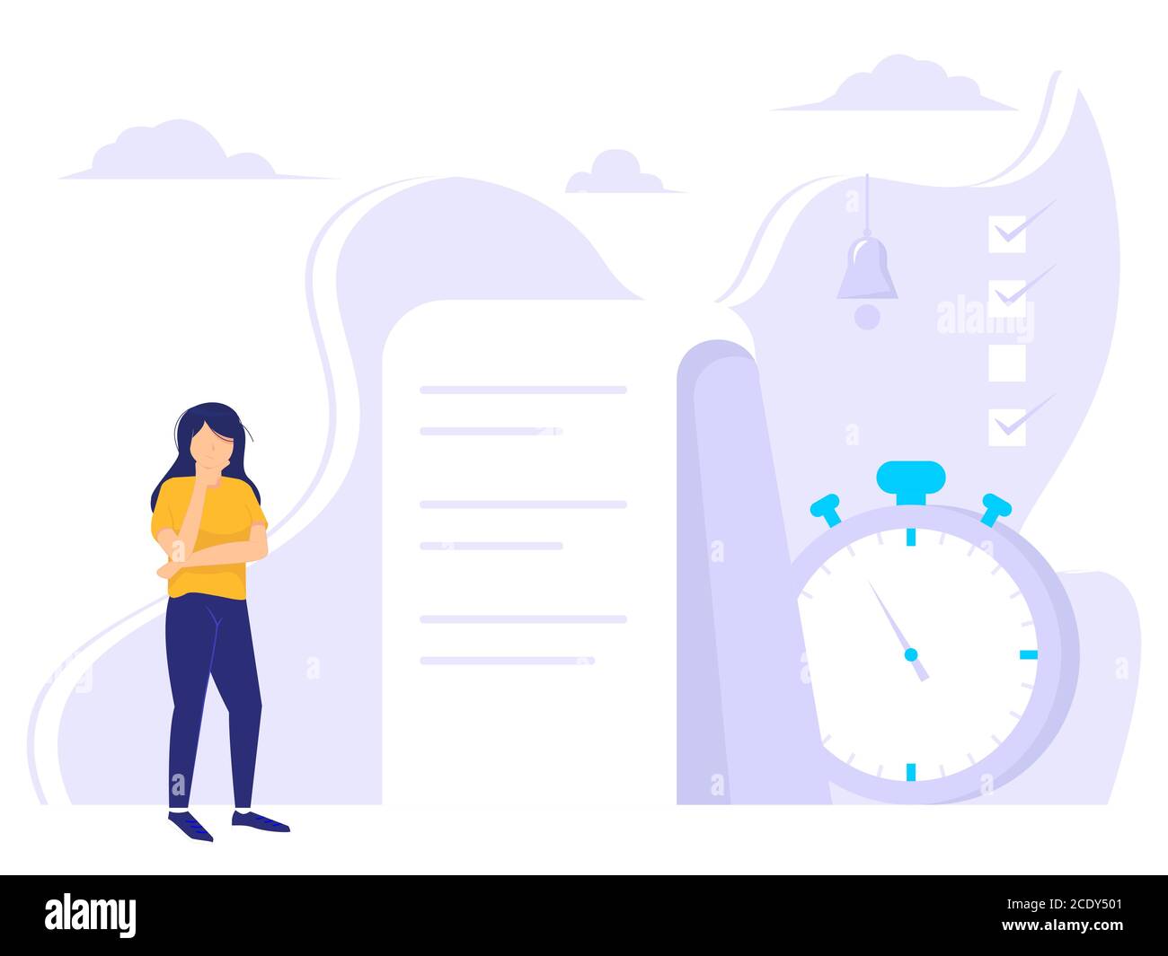 People planning concept. Entrepreneurship and planning a time schedule ...