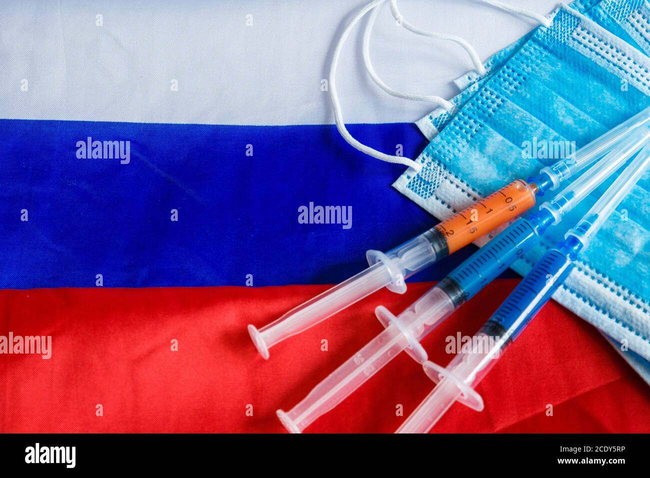 Concept of the invention of the vaccine from kovid 19 in Russia Stock ...