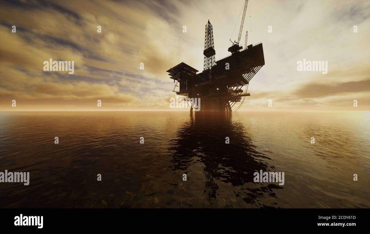 Jack up rig hi-res stock photography and images - Alamy