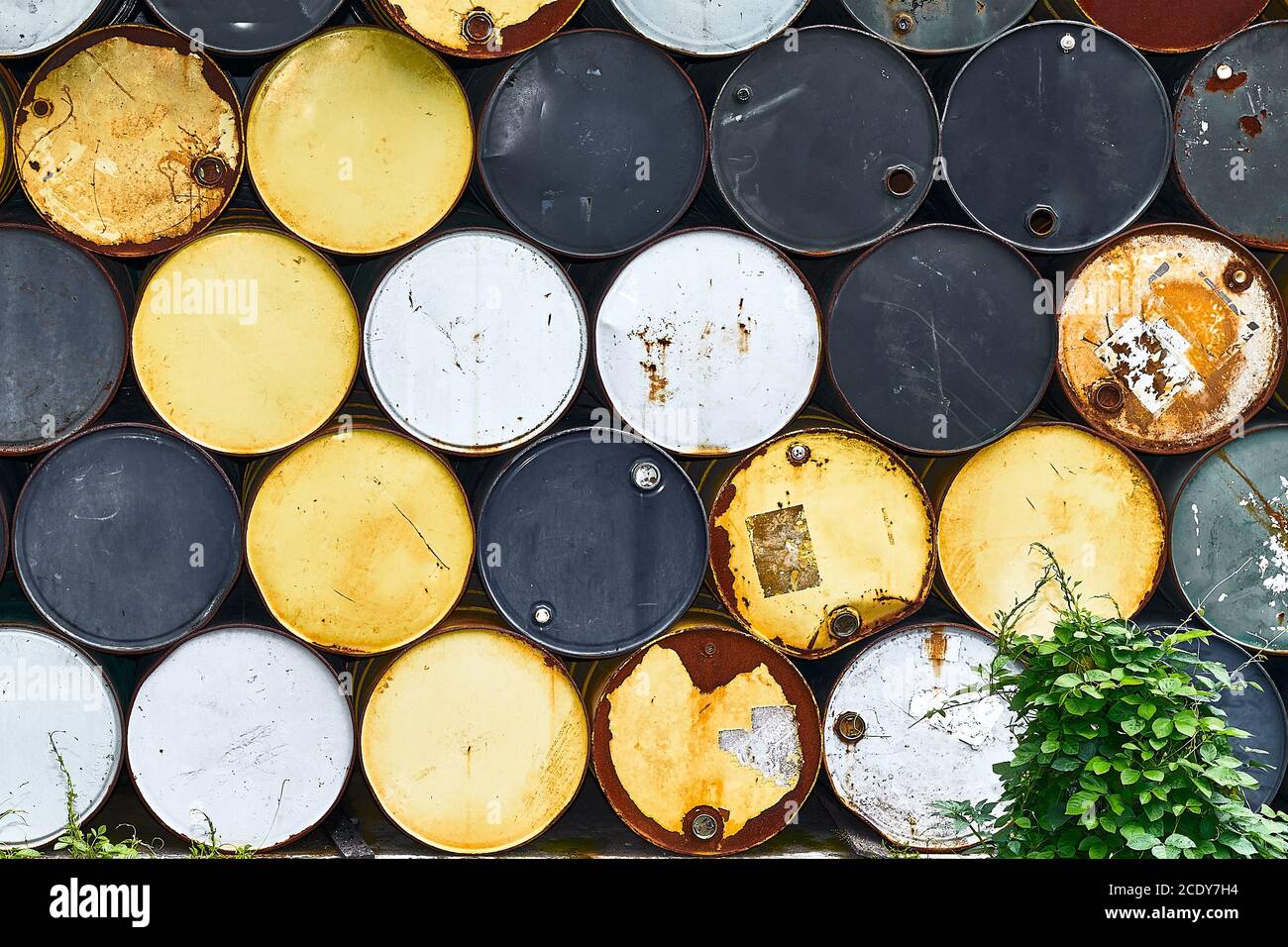 Chemical waste drums green hi-res stock photography and images - Alamy