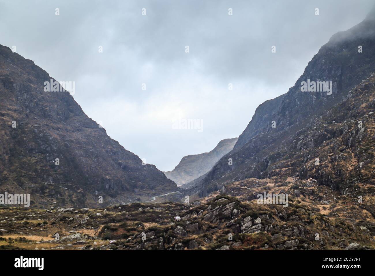 The Gap of Dunloe, Kerry, Ireland - Landscape where two mountains meet ...