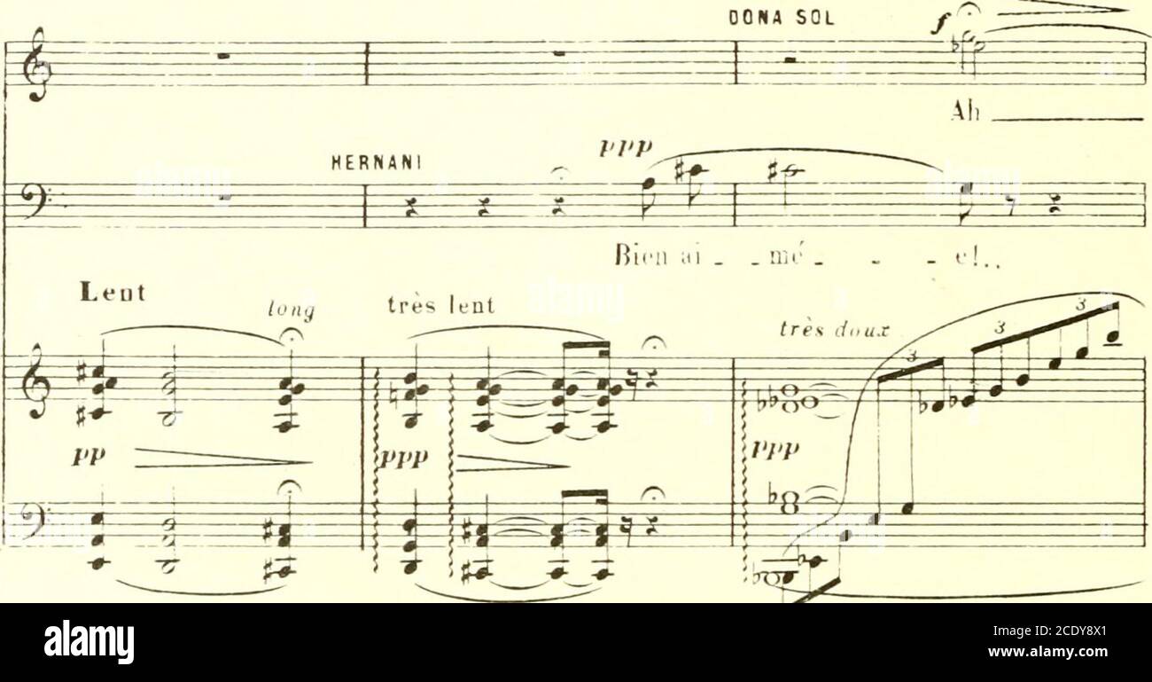 . Hernani : opéra en cinq actes . se h NE IV HERNA^l OONA SOL. %1 ...