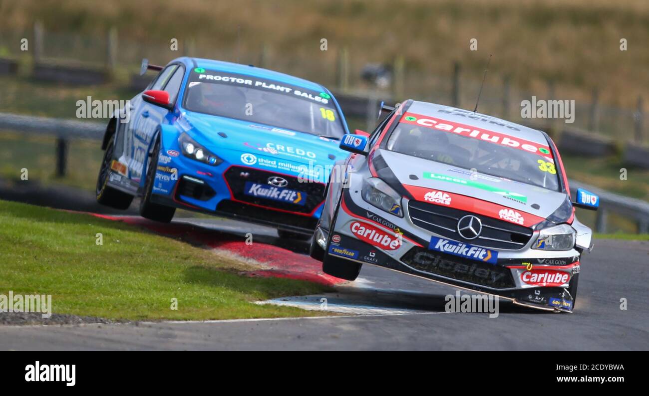 Knockhill Racing Circuit, Fife, UK. 30th Aug, 2020. Kwik Fit British ...
