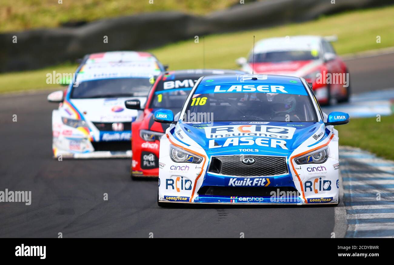 Knockhill Racing Circuit, Fife, UK. 30th Aug, 2020. Kwik Fit British ...