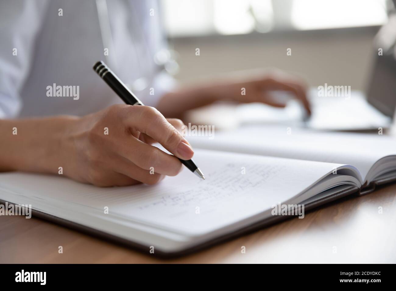 Young woman fill up documents hi-res stock photography and images - Alamy