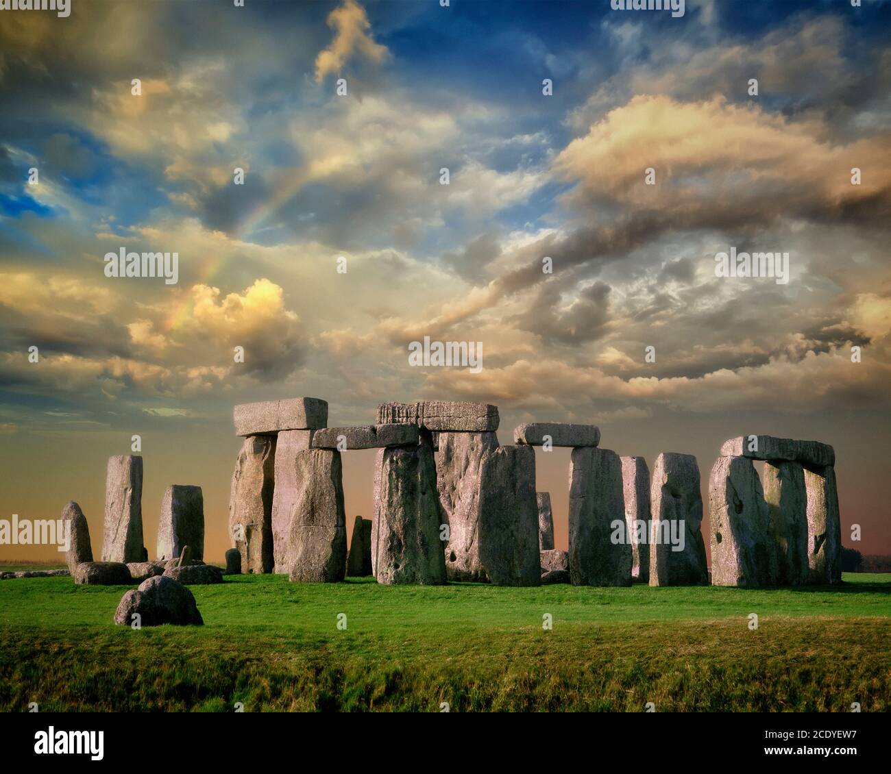 GB - WILTSHIRE: Ancient Stonehenge, a UNESCO World Heritage Site Stock ...