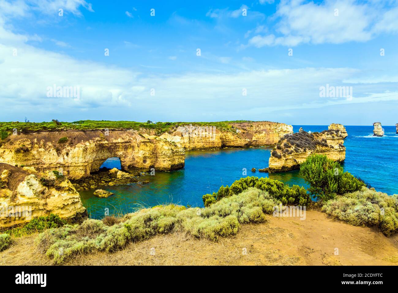 Small picturesque bay Stock Photo - Alamy