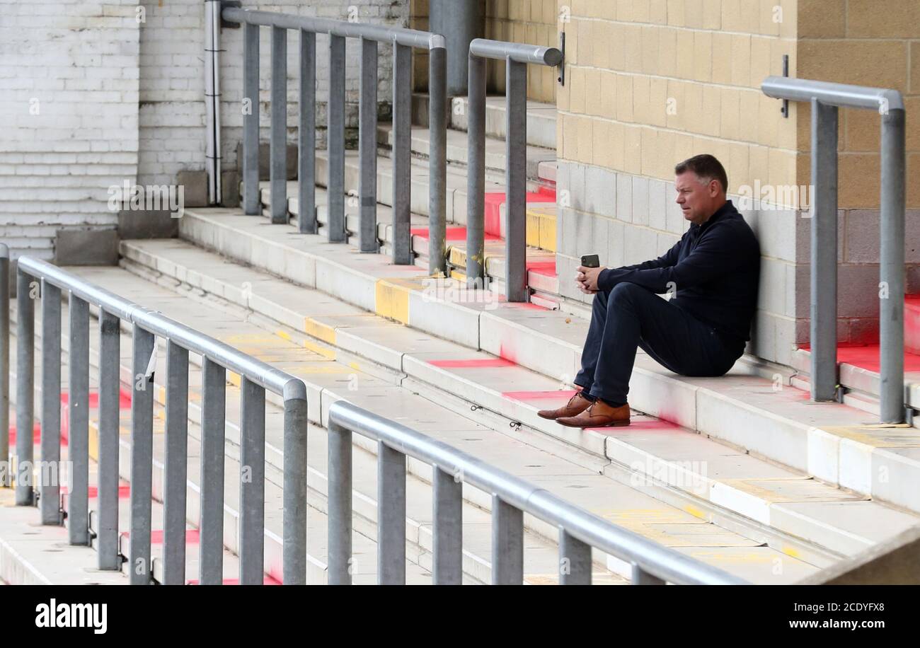 Pre season friendly match dripping pan stadium hi-res stock photography ...