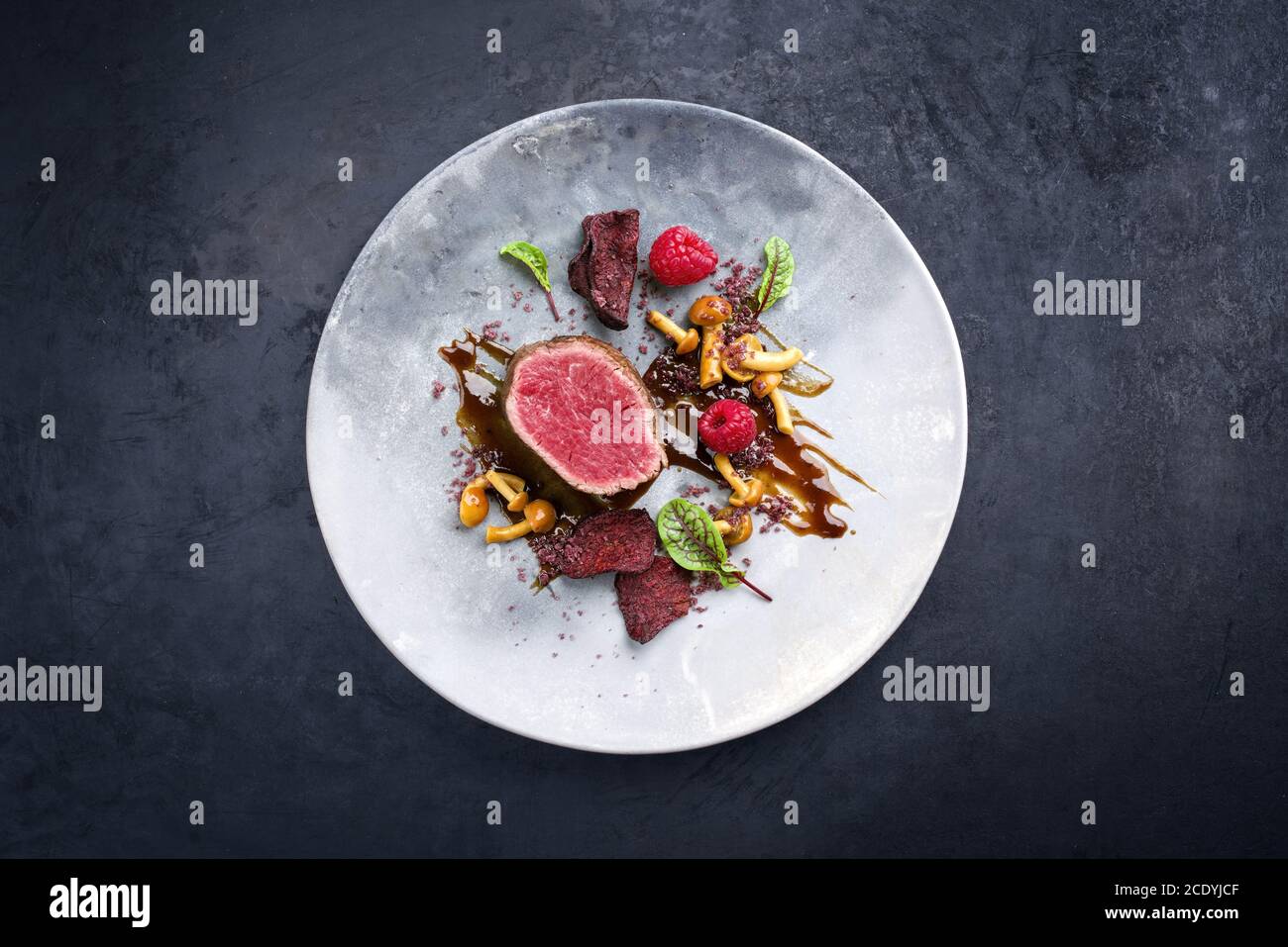 Barbecue dry aged wagyu beef fillet head medallion steak natural with ...