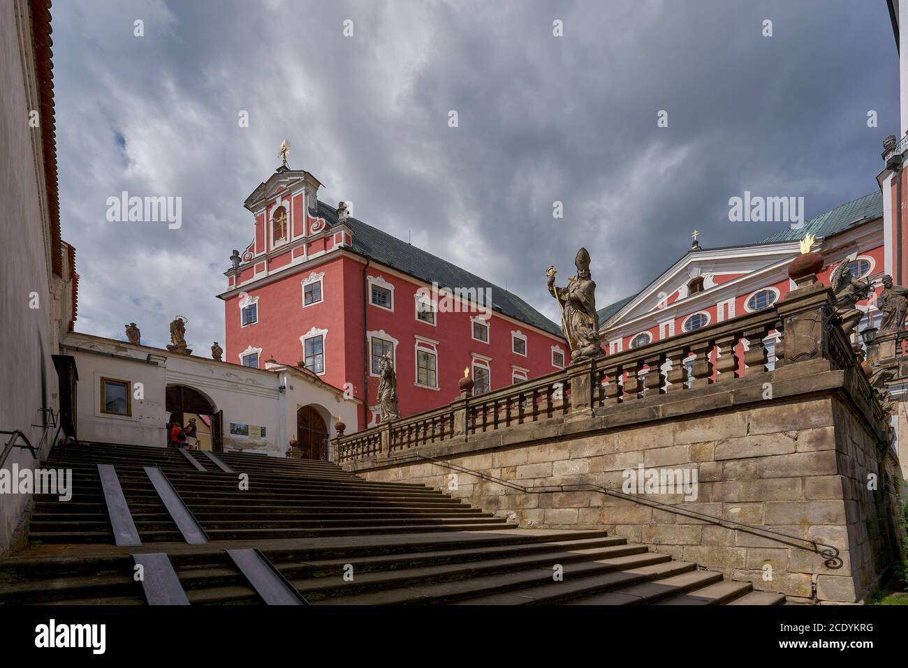 Baroque monastery Czech Republic Stock Photo - Alamy