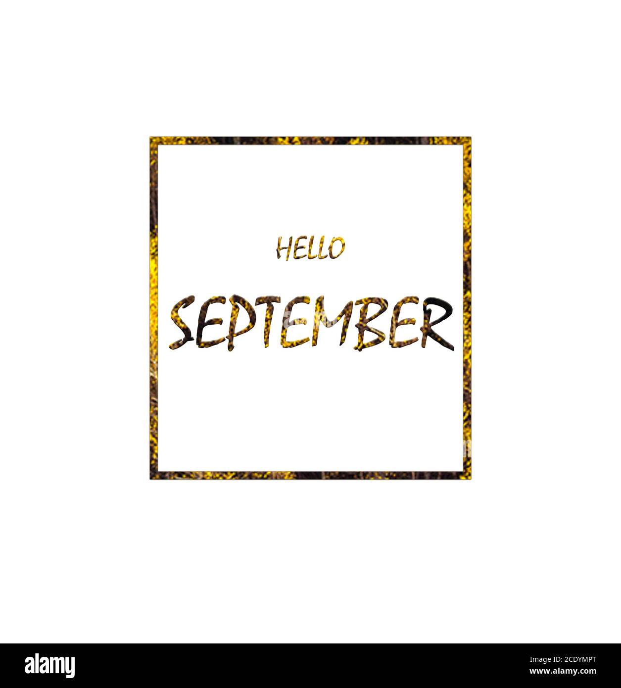 Hello fall typography text Cut Out Stock Images & Pictures - Alamy