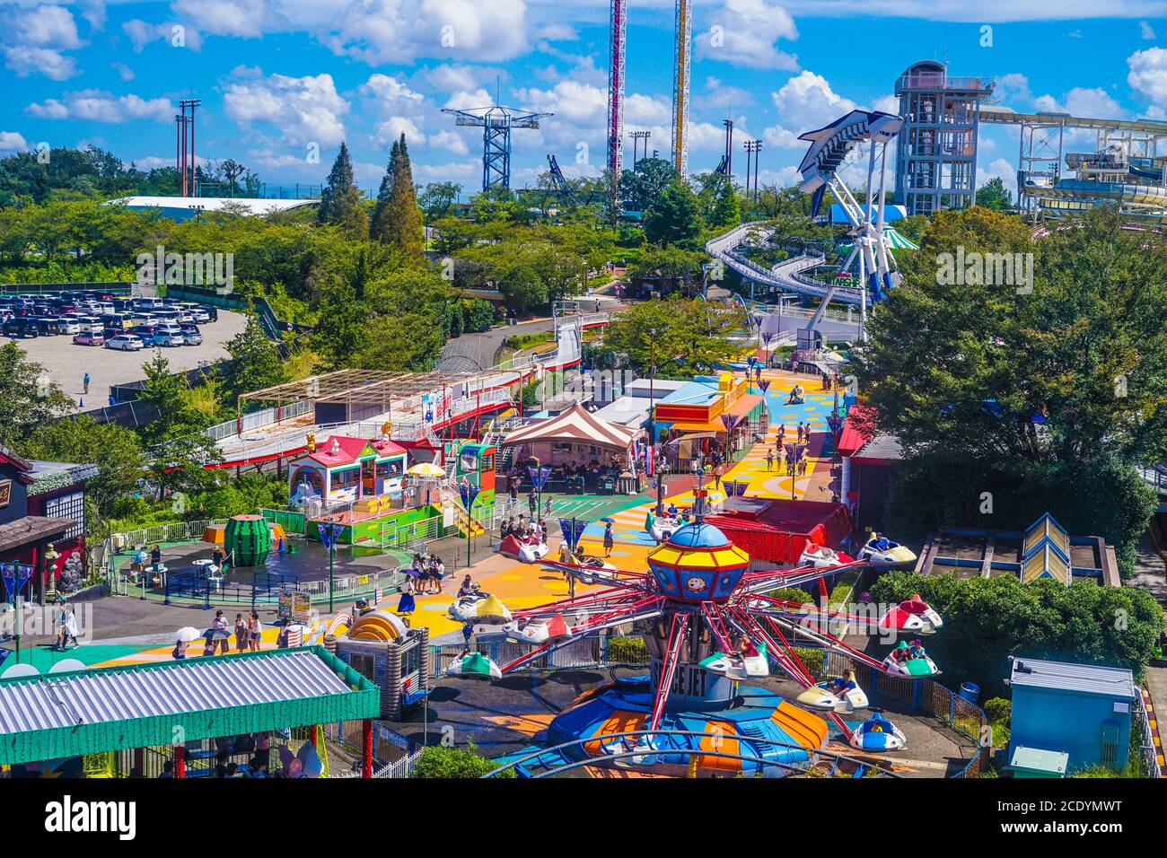 Amusement park of the image Stock Photo - Alamy