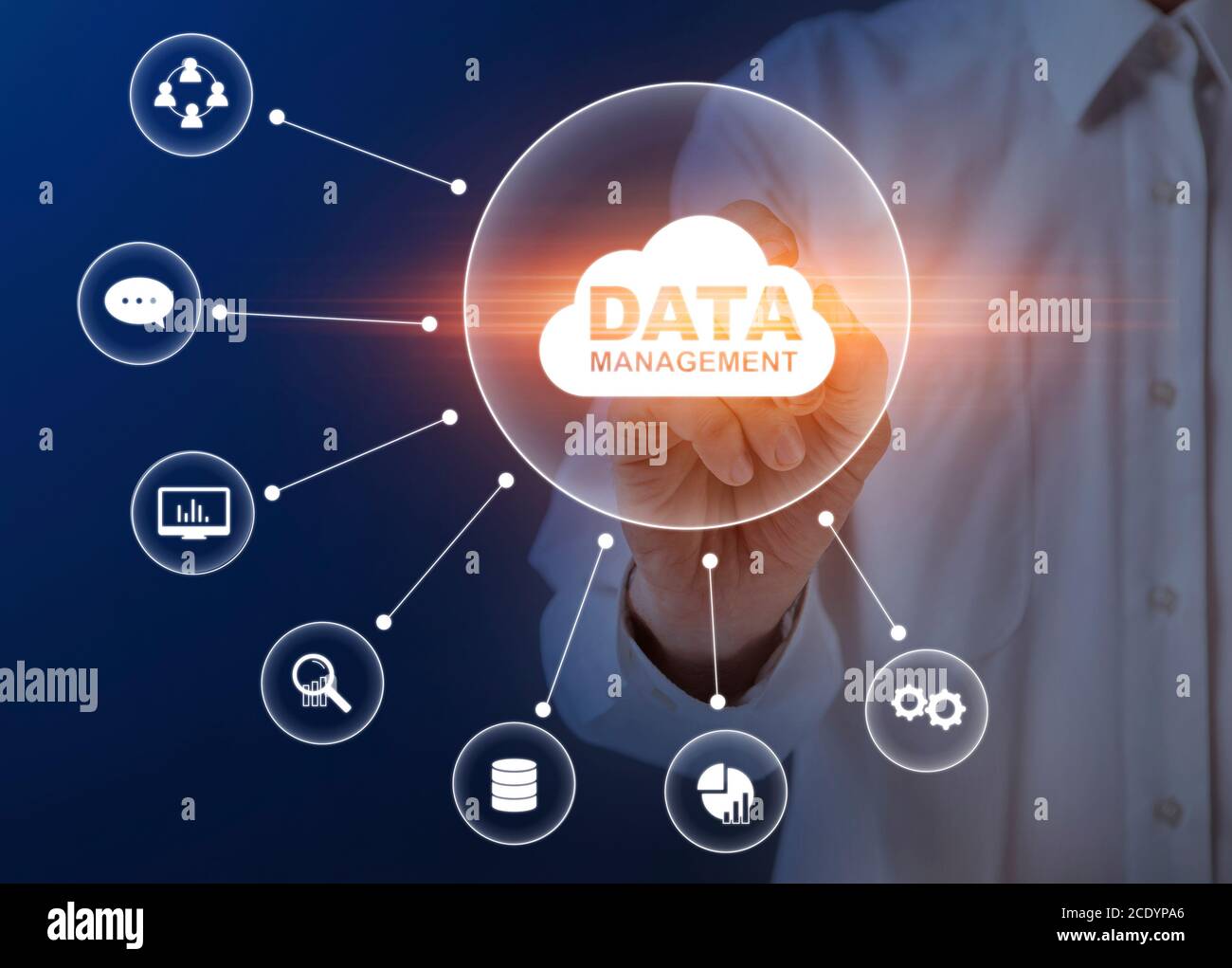 Data management background hi-res stock photography and images - Alamy