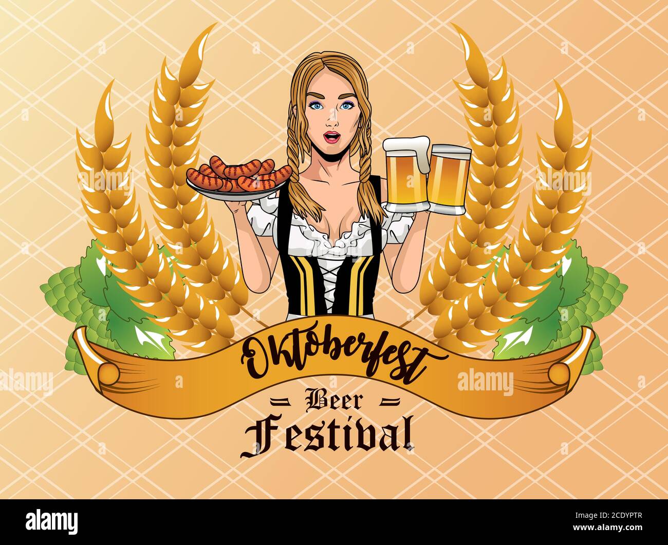 Historical costume munich Stock Vector Images - Alamy