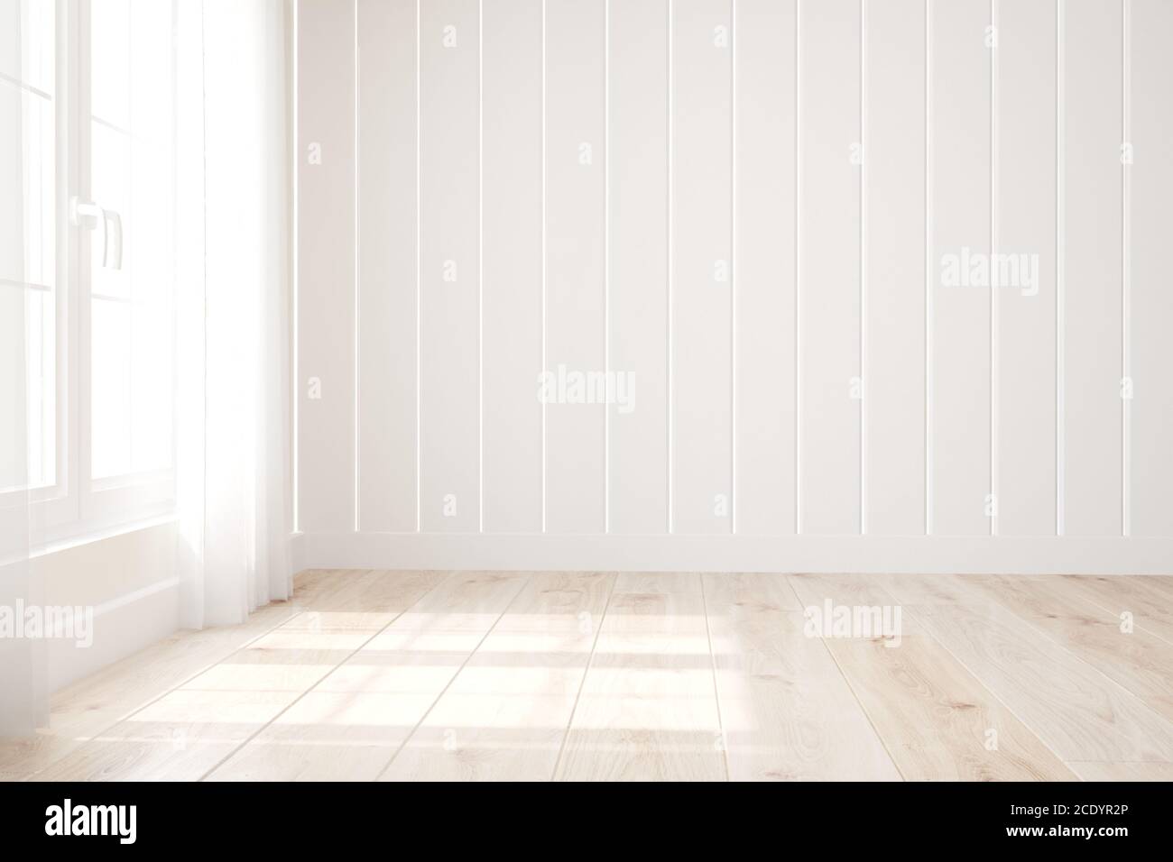 modern empty room interior design. 3D illustratio Stock Photo - Alamy