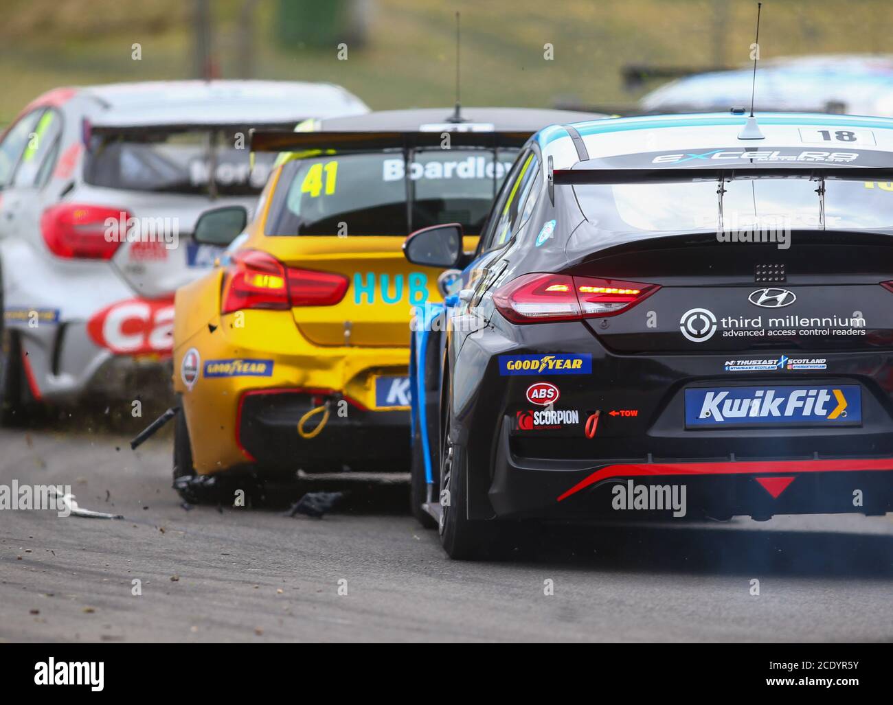 Knockhill Racing Circuit, Fife, UK. 30th Aug, 2020. Kwik Fit British ...