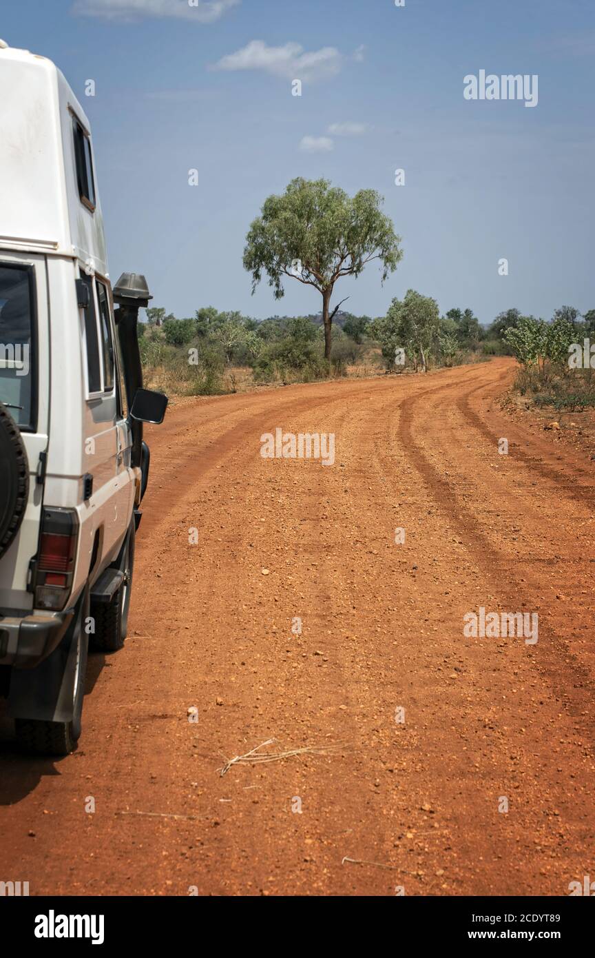 Off-Road Vehicle on Unsealed Track Stock Photo - Alamy