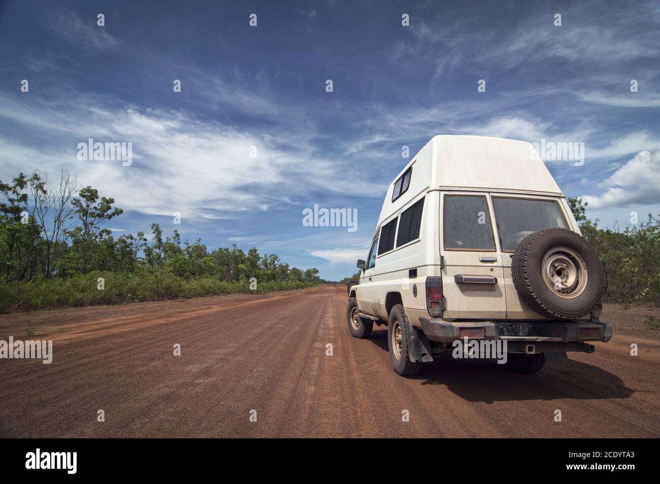 Off-Road Vehicle on Unsealed Track Stock Photo - Alamy
