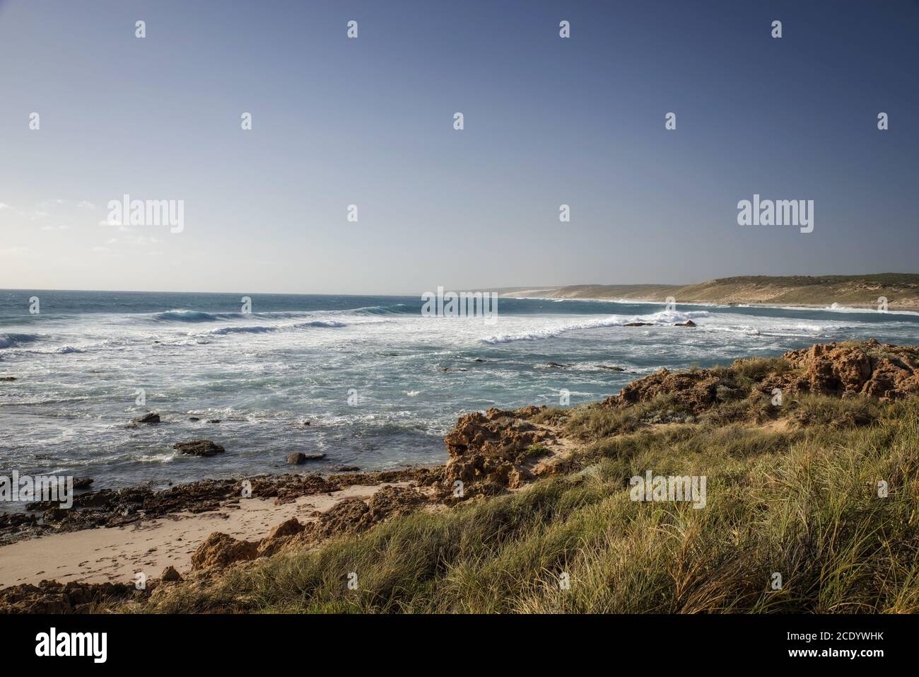 Western Australia rough costline with blue sky Stock Photo - Alamy