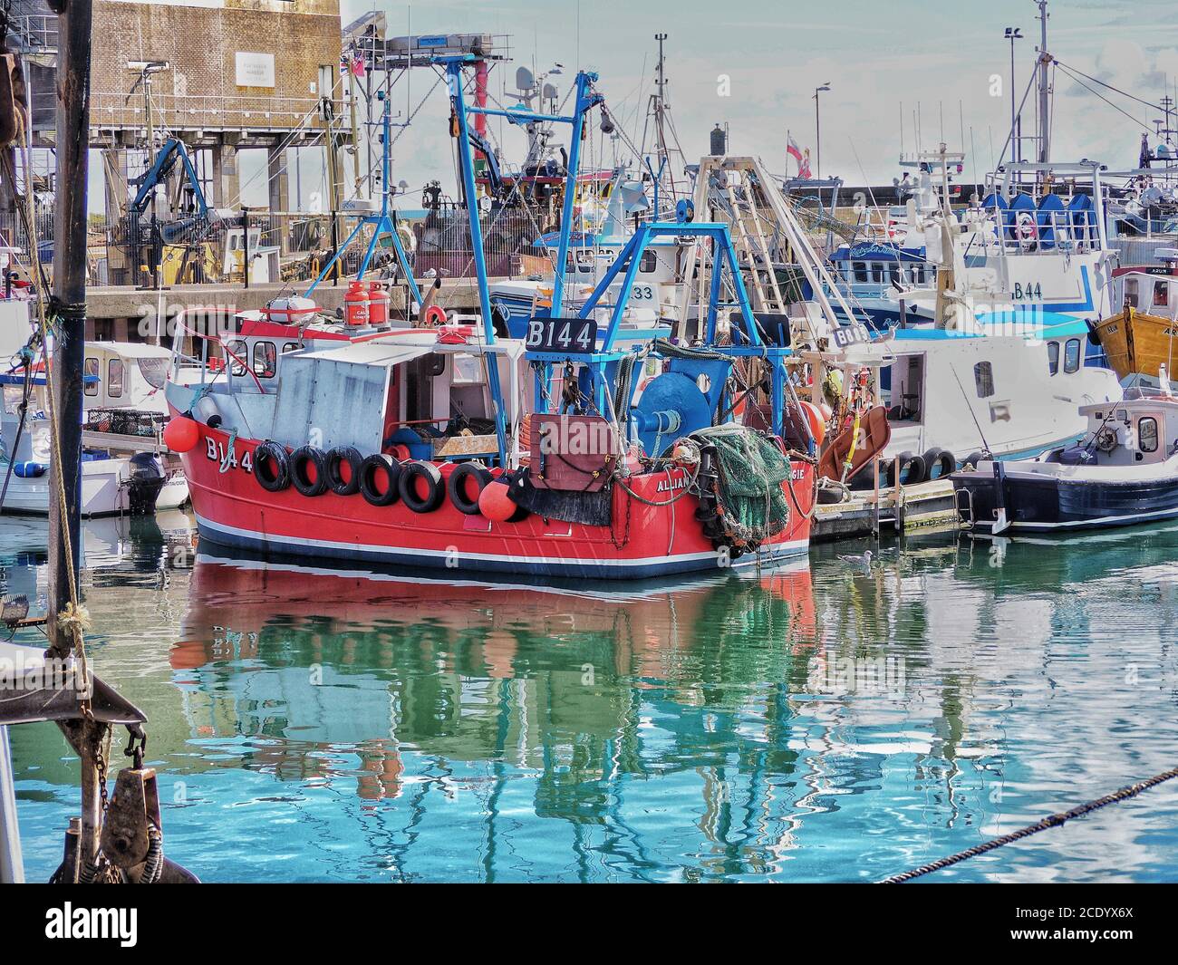 Portavogie fishing fleet Stock Photo - Alamy