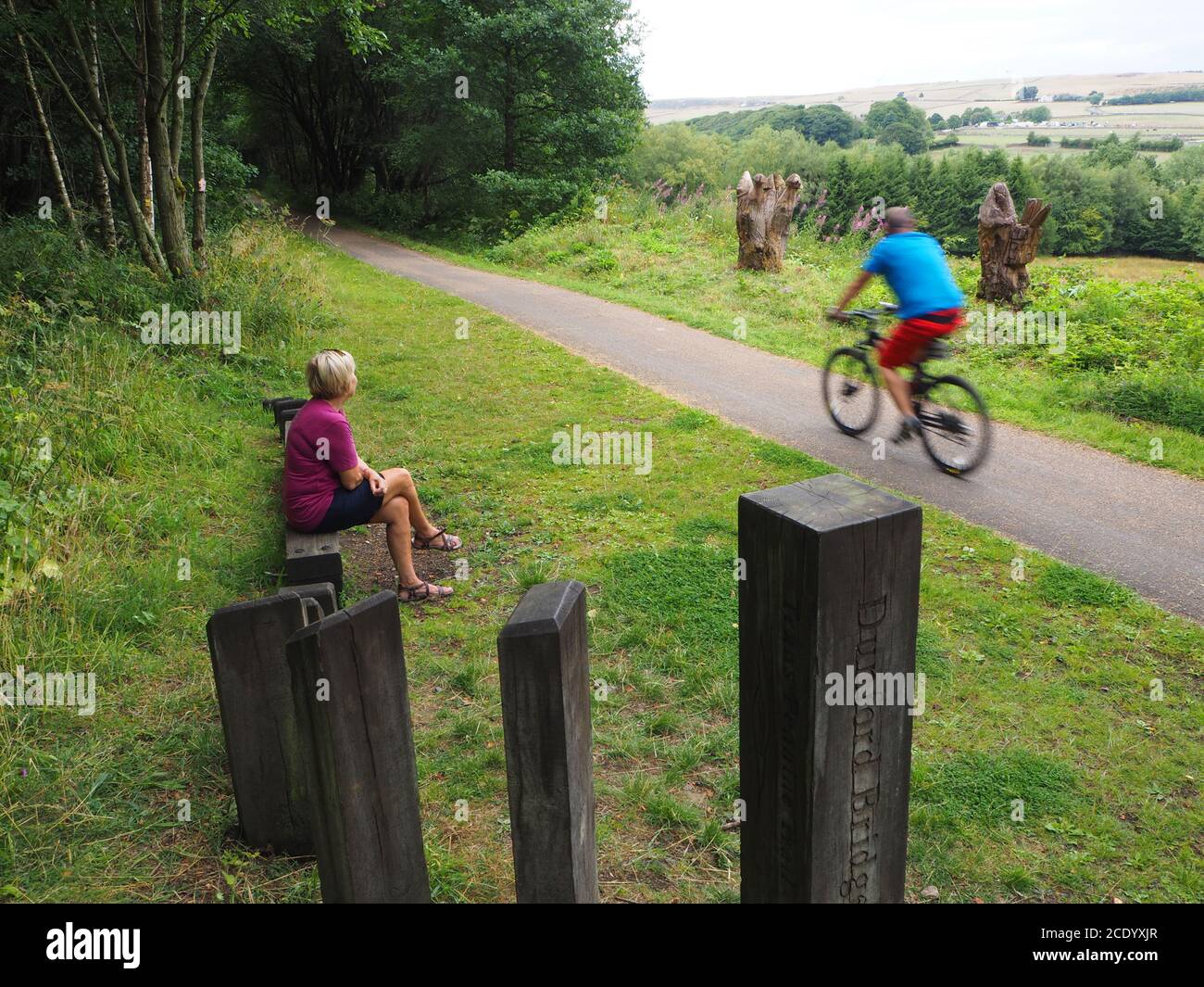 Pennine trail bike hi-res stock photography and images - Alamy