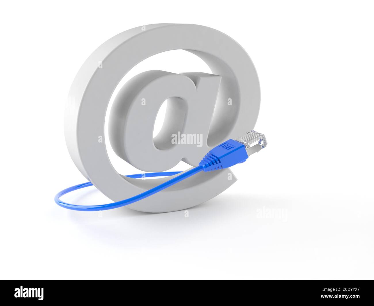 Email symbol isolated on white background Stock Photo - Alamy