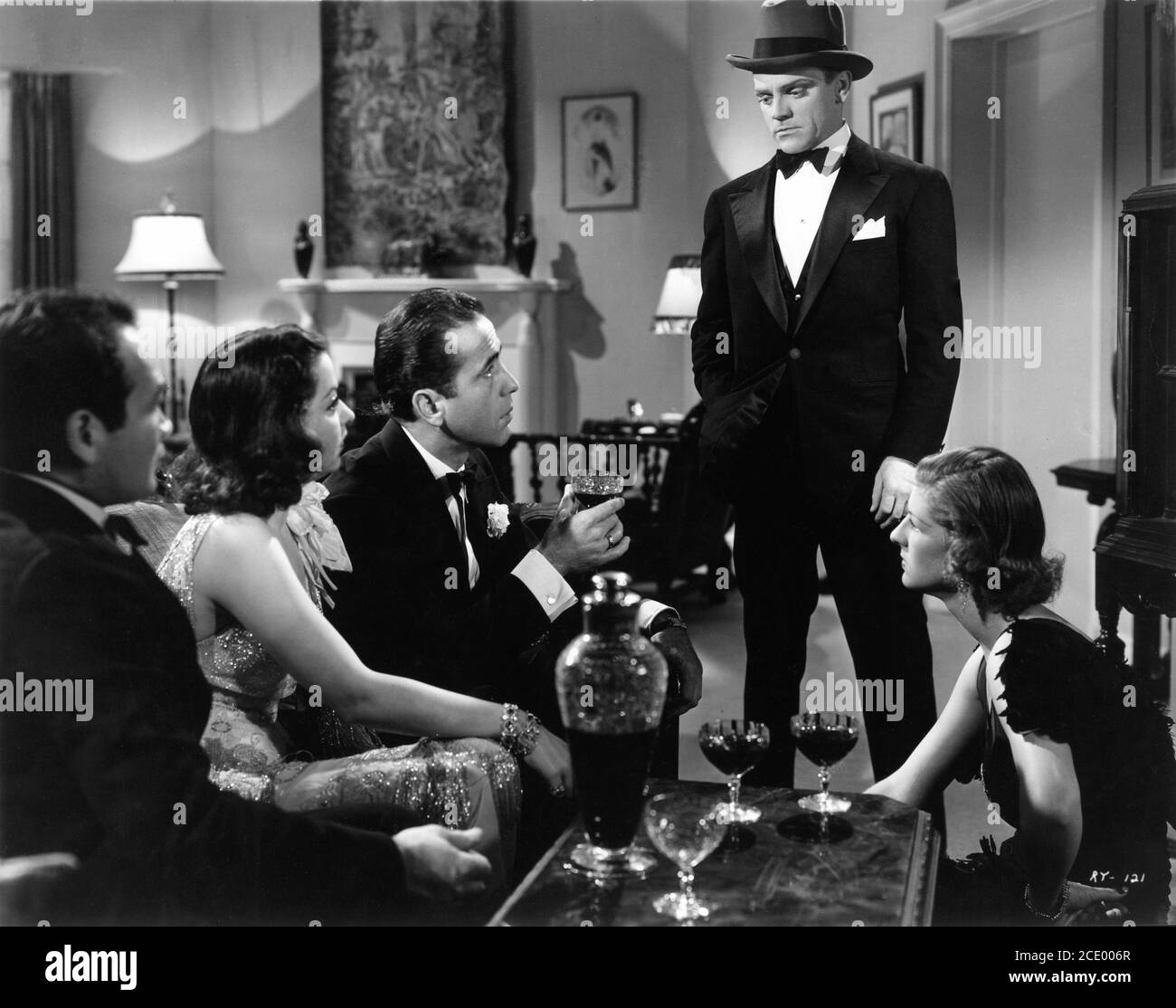 ABNER BIBERMAN HUMPHREY BOGART and JAMES CAGNEY in THE ROARING TWENTIES ...