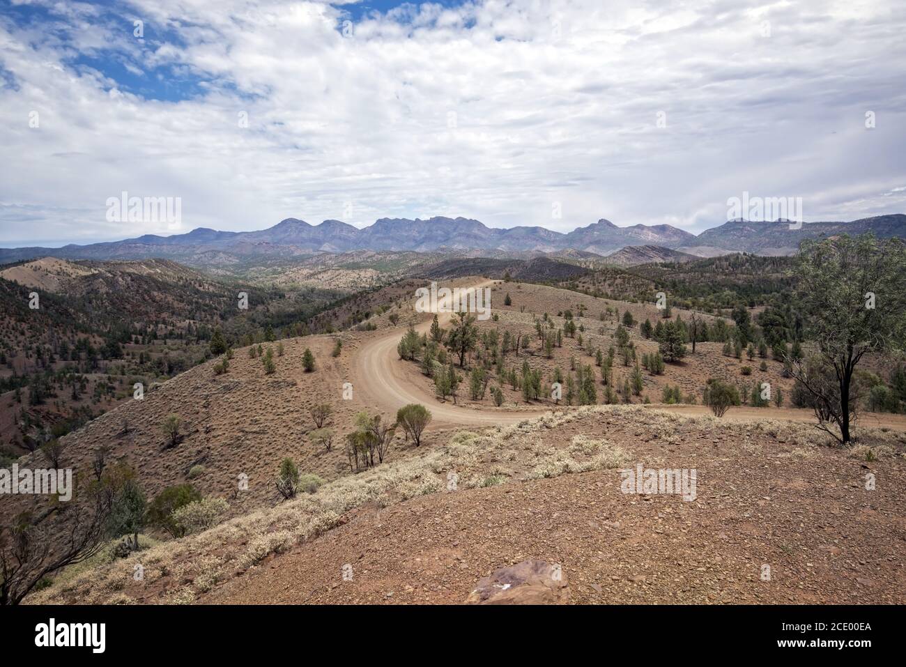 Outback Track at Flinders Range - South Australia Stock Photo - Alamy