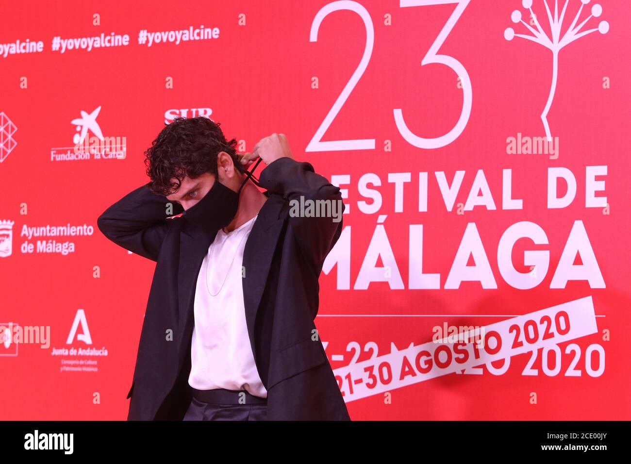 August 29, 2020: August 29, 2020 (Malaga) Eduardo Casanova photocall ...