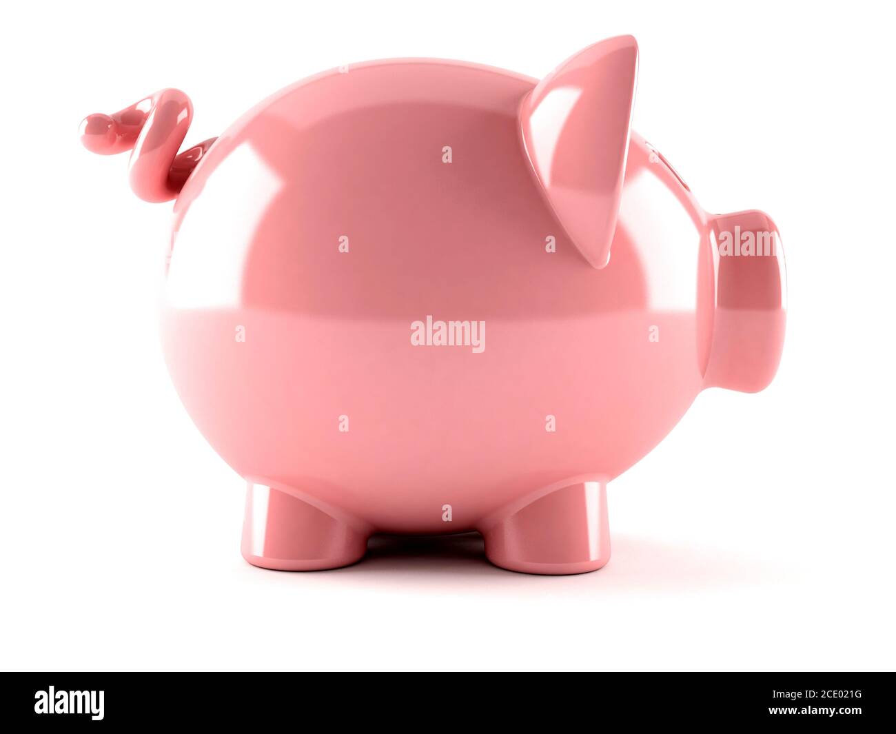 Piggy side view isolated hi-res stock photography and images - Alamy