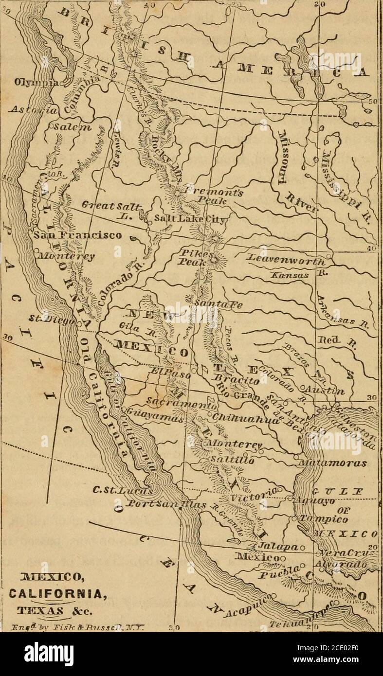 James polk map hi-res stock photography and images - Alamy