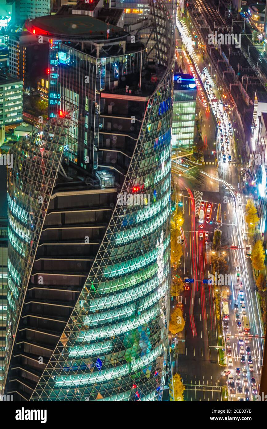 Nagoya night view (from Sky Promenade Stock Photo - Alamy