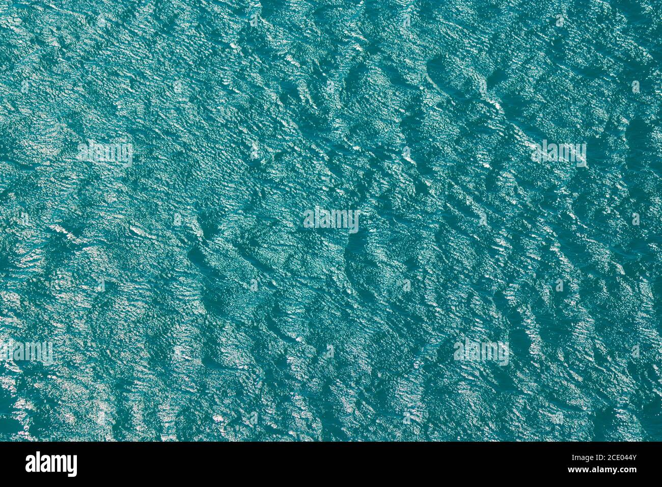 Sea texture background. Blue green water on brazilian waves Stock Photo ...