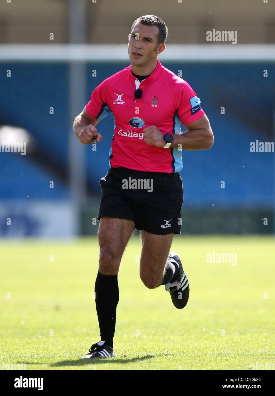 Referee Adam Leal during the Gallagher Premiership match at Sandy Park ...