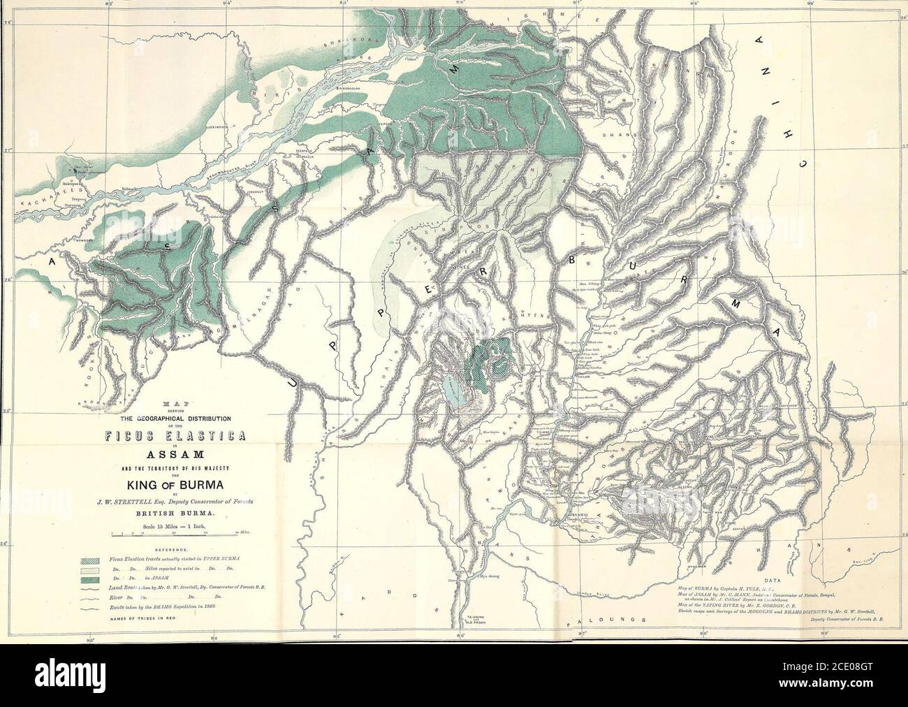 Map of assam hi-res stock photography and images - Alamy