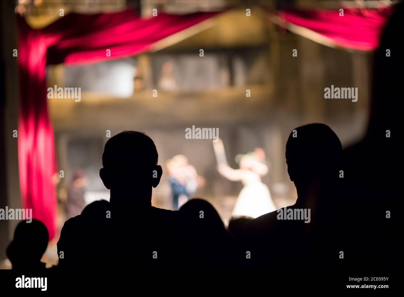 audience in the theater watching a play Stock Photo - Alamy