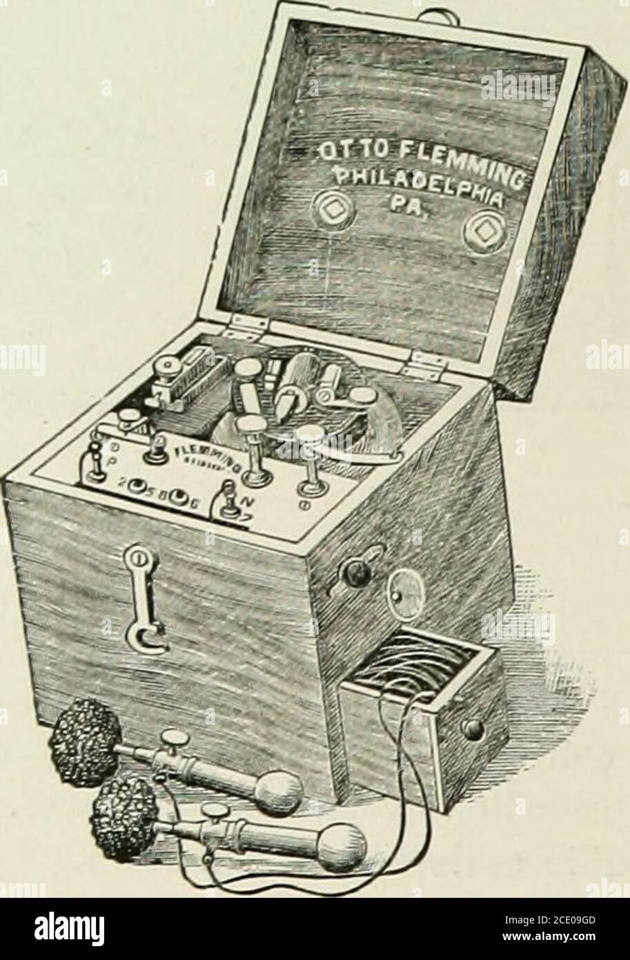 . Essentials of medical electricity . Portable liattery. Fig. 24 ...