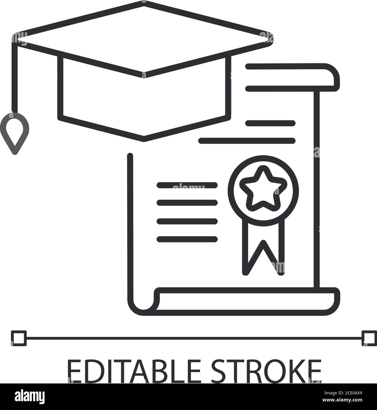 Internship linear icon Stock Vector Image & Art - Alamy